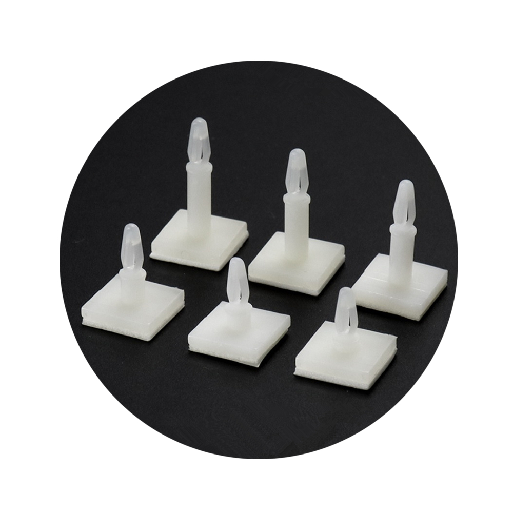 Natural Color HC Series Nylon Plastic PCB Stand Spacer With Glue Stick ...