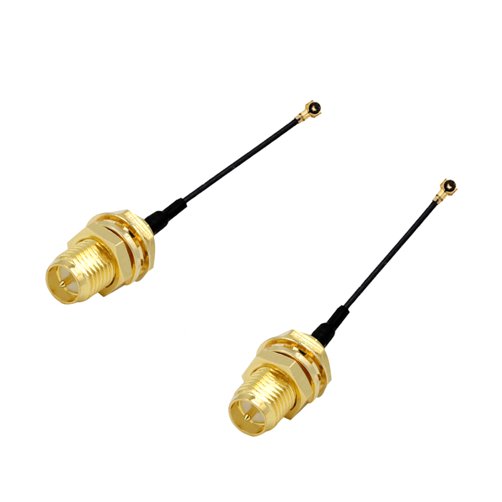 UFL IPEX4 to Straight RP-SMA-KY Female(pin inside) RG1.13 Adapter ...