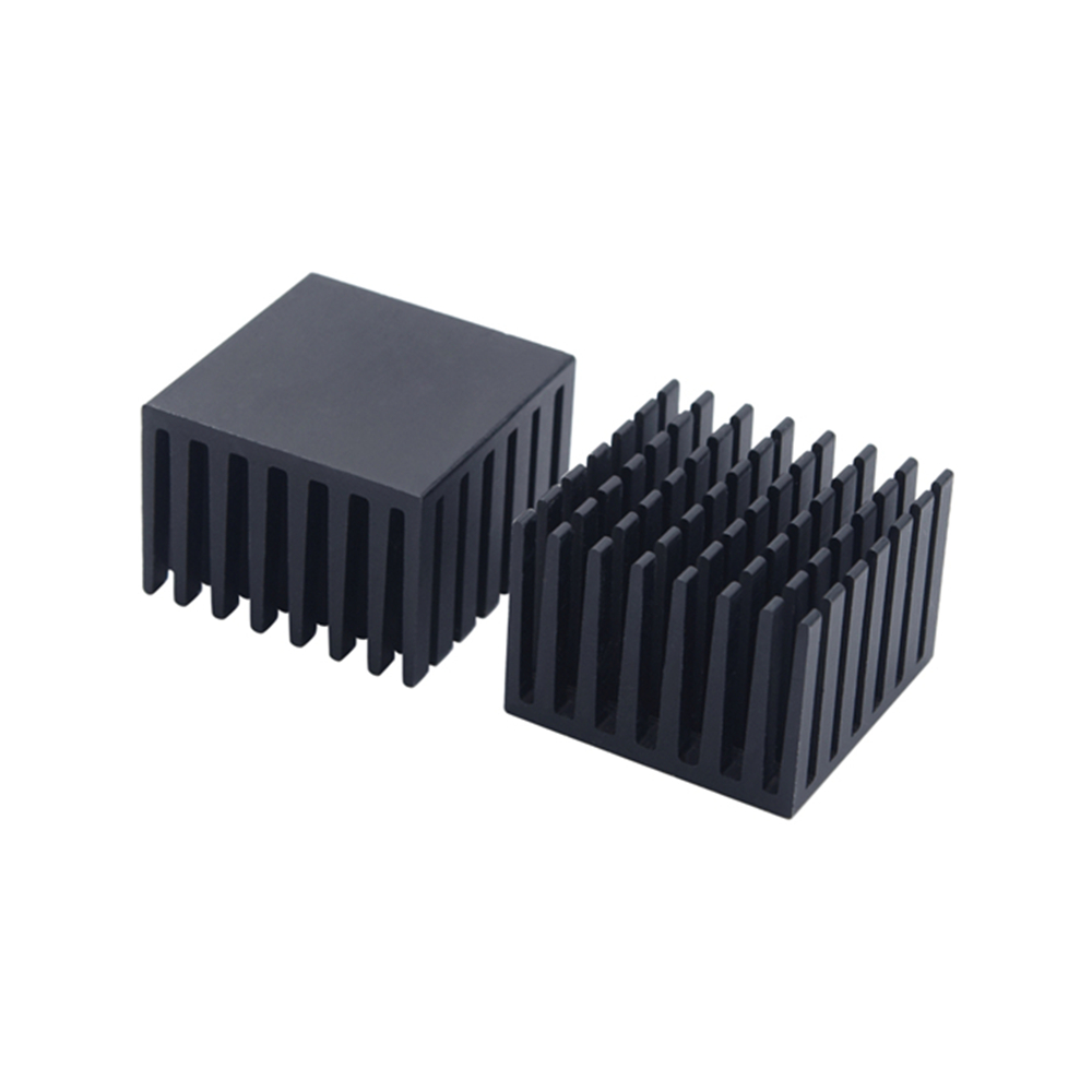 Black Groove Type 28*28*20mm Aluminum Profile Cooling Fin Radiator Heat ...