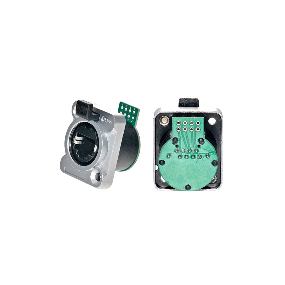Outdoor Ethernet Coupler Panel Mount Shielded RJ45 Socket • MKTechnic