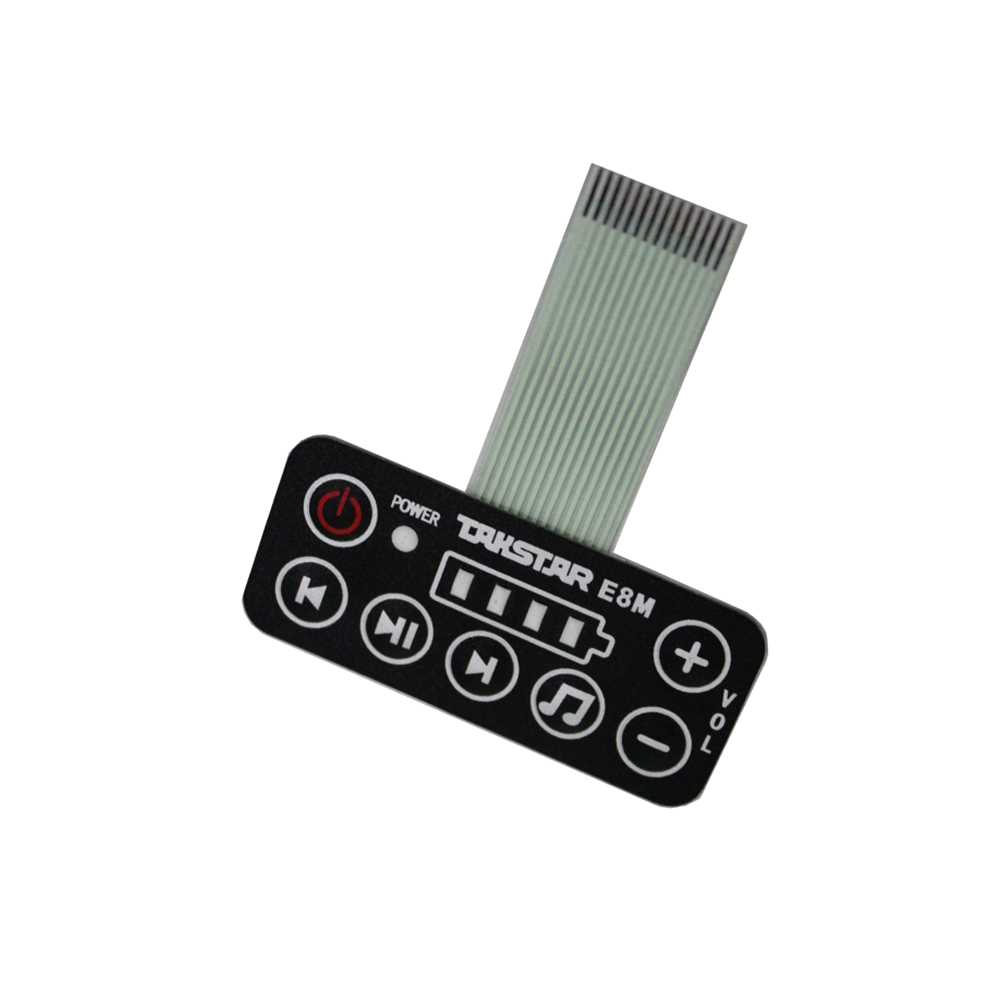 Custom Membrane Switch Panel 7 Keys PVC PET Keypad Panel • MKTechnic