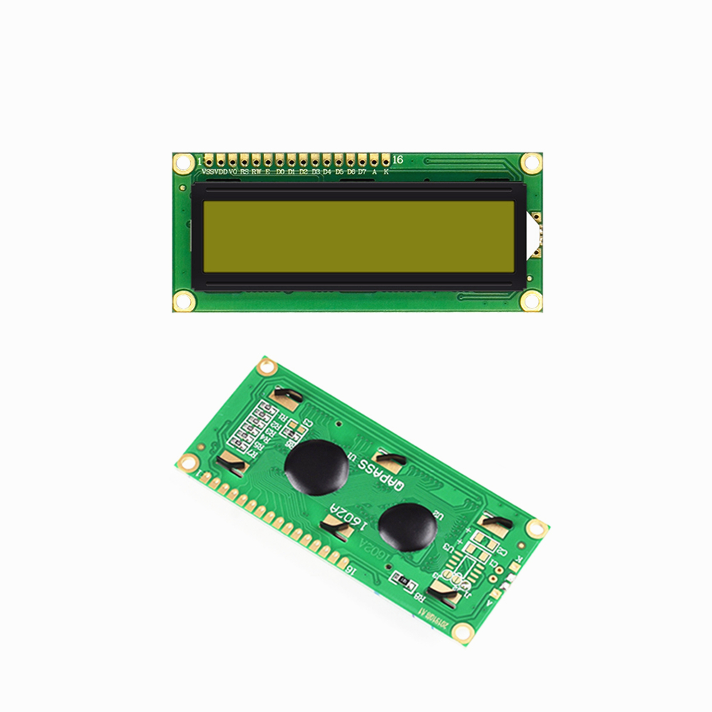LCD Arduino 1602 5V 16x2 Yellow English Russian LCM Display • MKTechnic