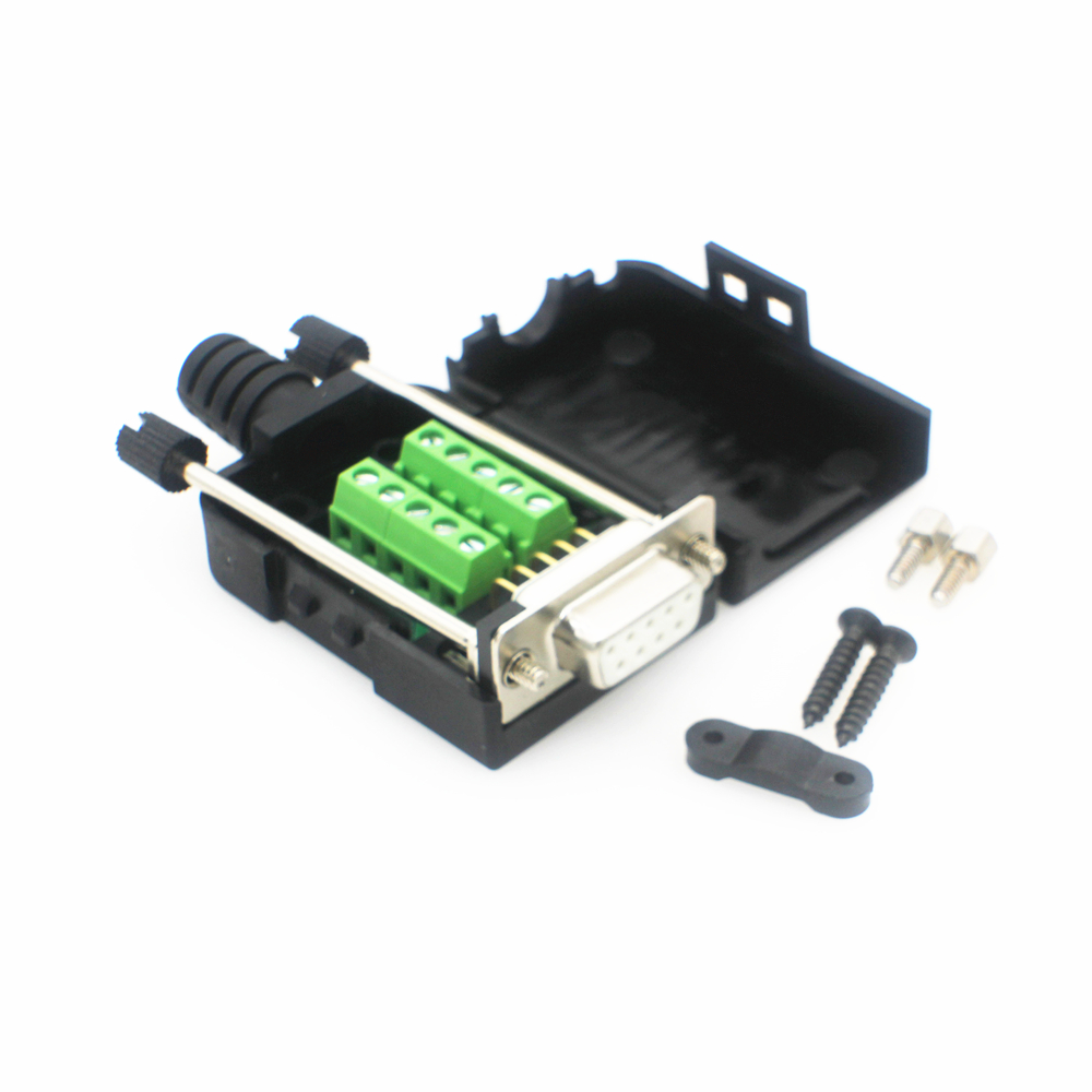 DB9 Female Connector With Screw Terminals Adapter Module • MKTechnic