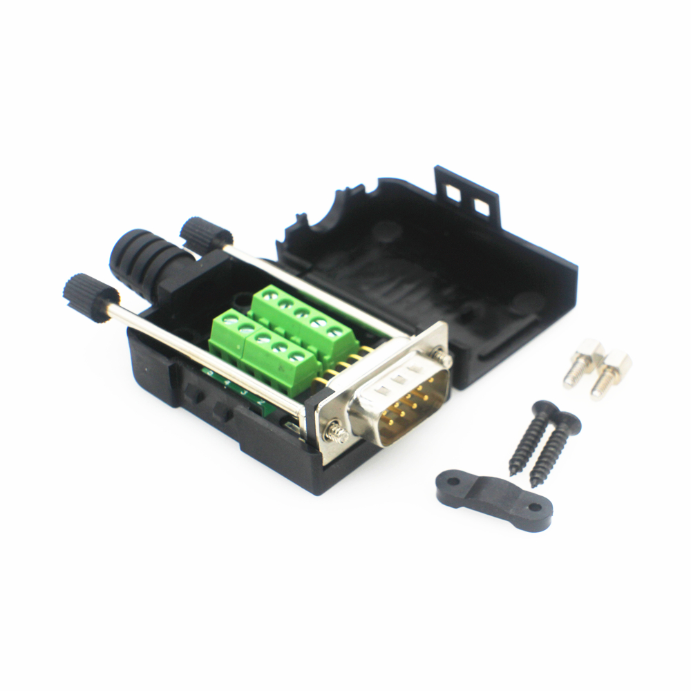 DB9 Connector With Screw Terminals Male Adapter Module • MKTechnic