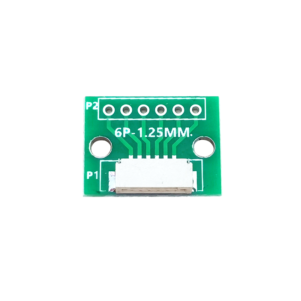 GH1.25 Horizontal SMD 6P Socket PCB Breakout Adapter Board • MKTechnic