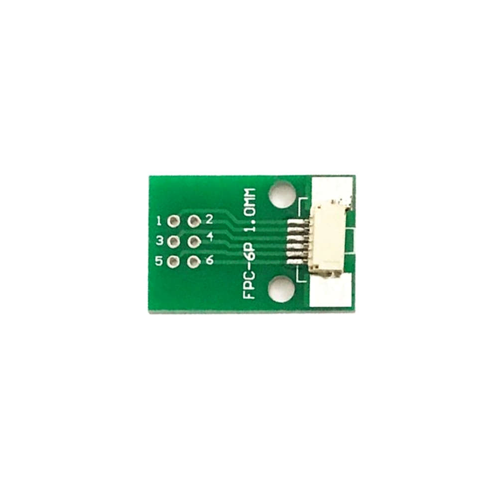 JST SH 6 Pin Horizontal SMD 1.0mm Socket PCB Breakout Board • MKTechnic