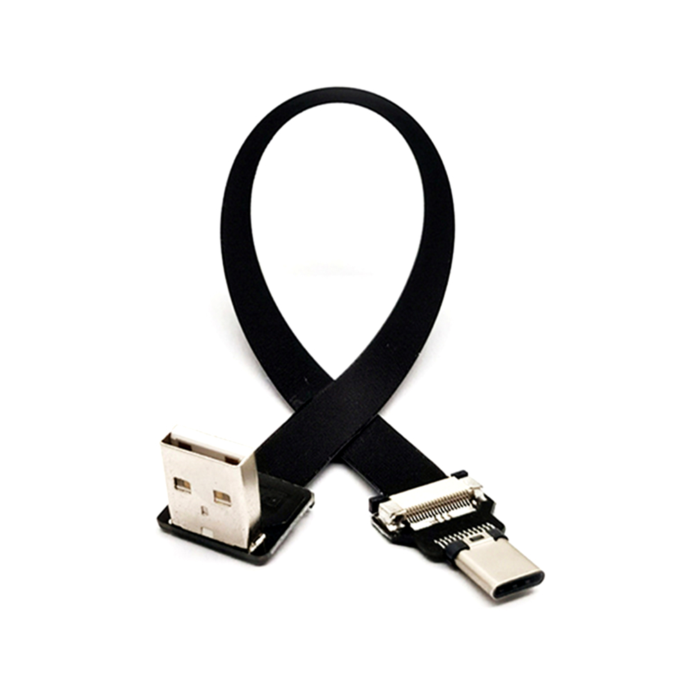 Ribbon Cable USB C Right Angle Type A to C FFC for FPV Drone • MKTechnic